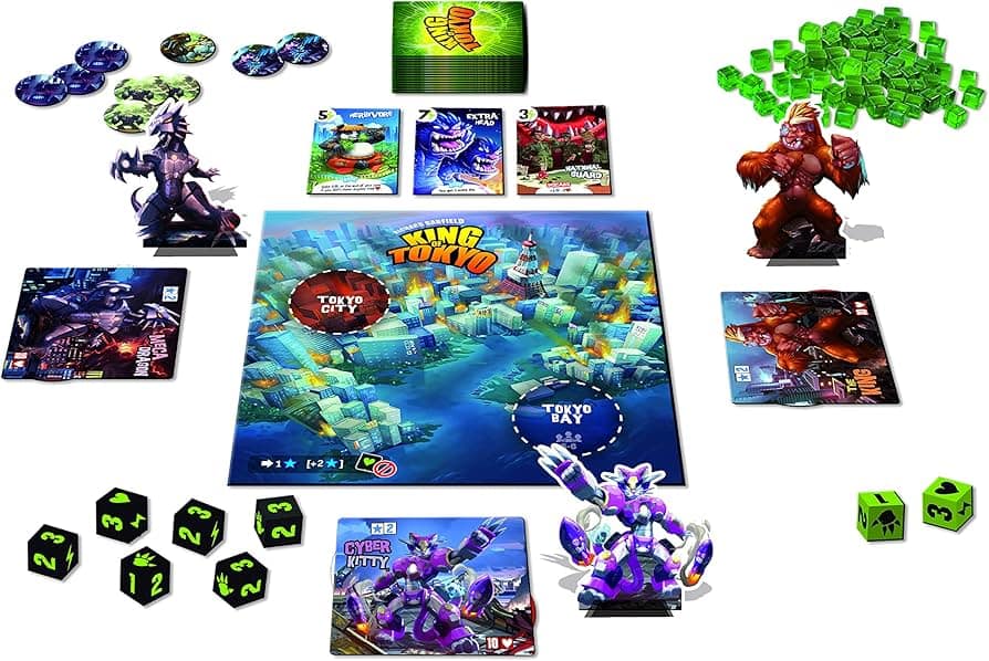 King of Tokyo Board Game - Arcanopolis Cafe and Boardgamery